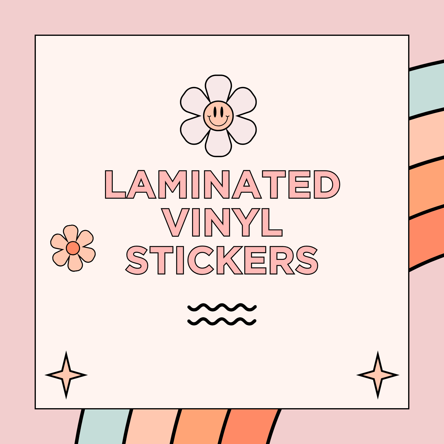 Laminated Vinyl Stickers – Adorably Amy Designs