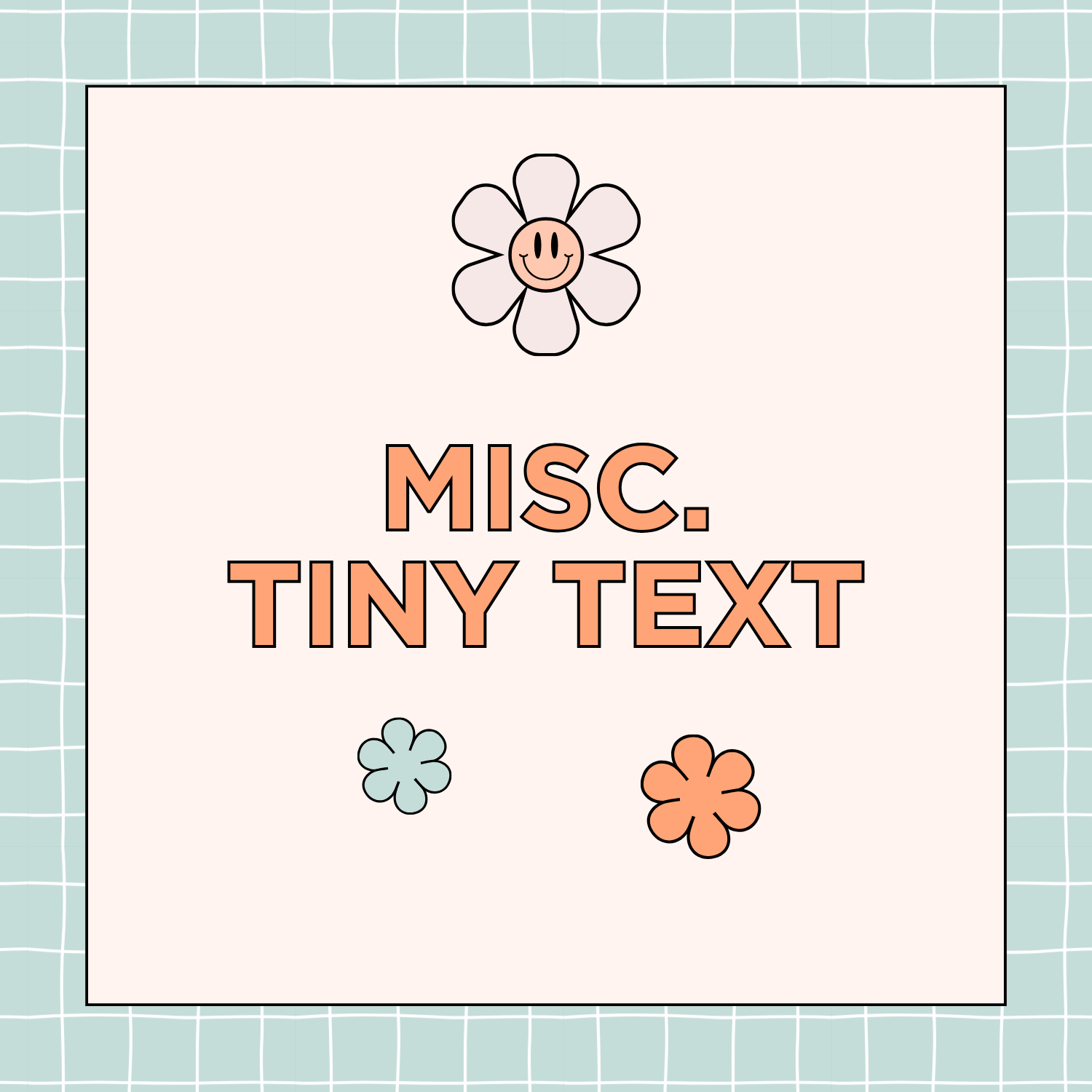 Misc Tiny Text – Adorably Amy Designs