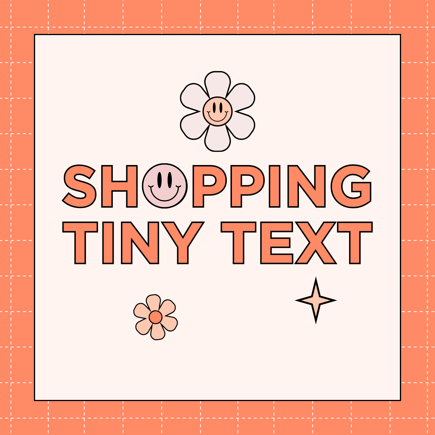 Shopping Tiny Text – Adorably Amy Designs